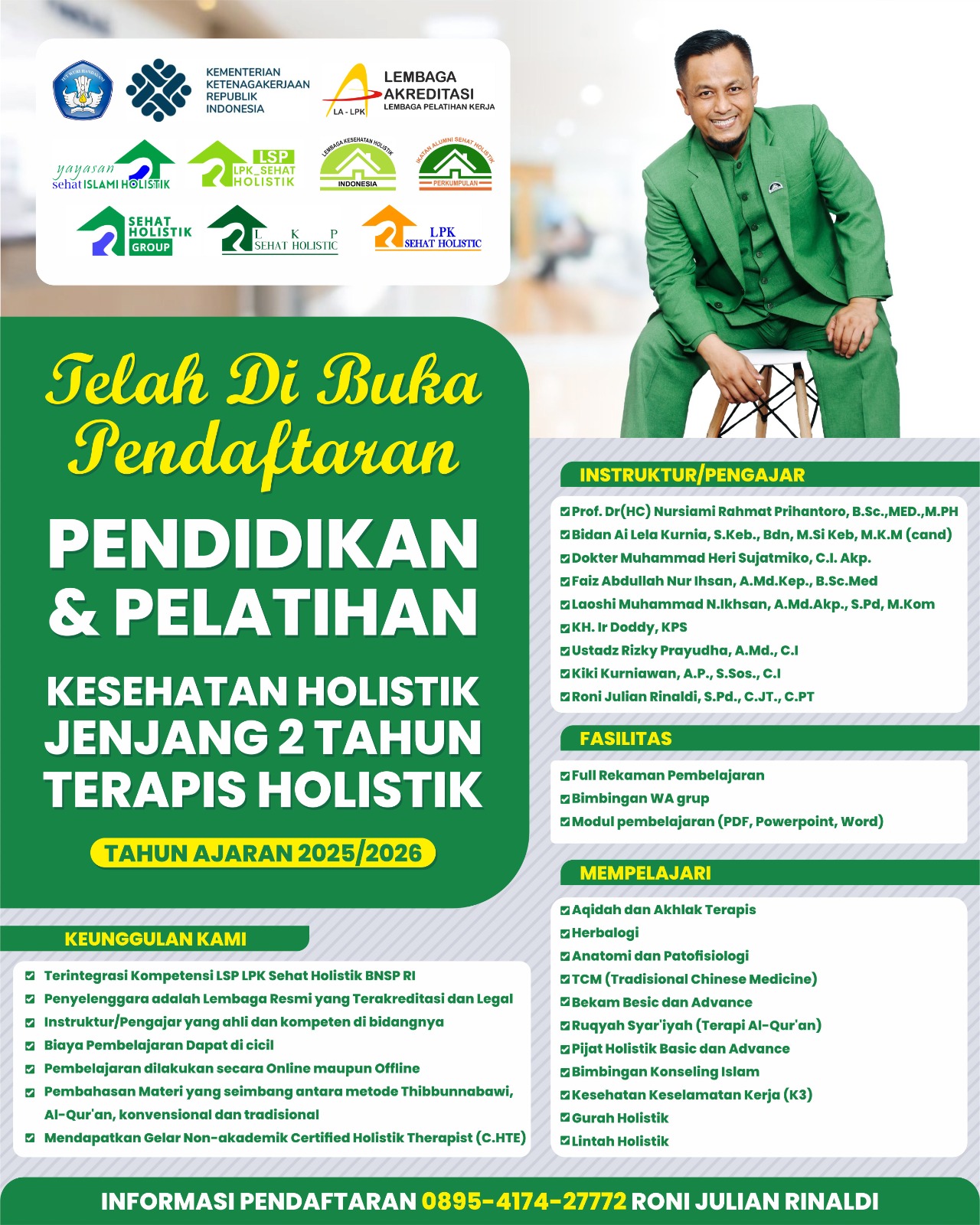 Telah Dibuka Pendaftaran Pendidikan & Pelatihan Kesehatan Holistik ...